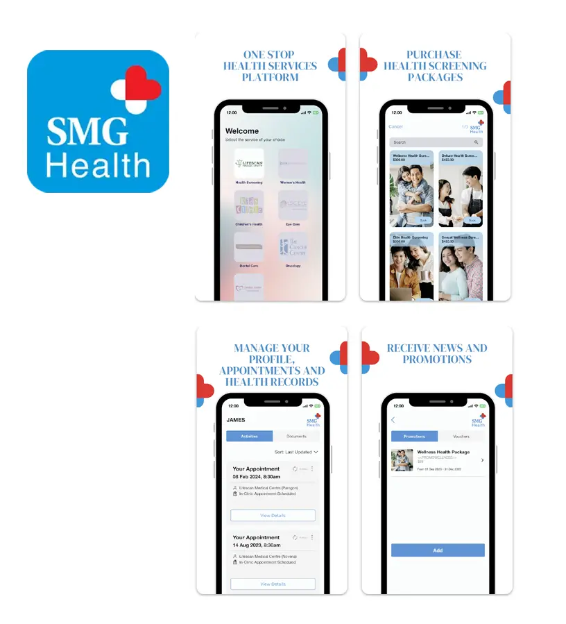 SMG Health+ App - Lifescan Medical